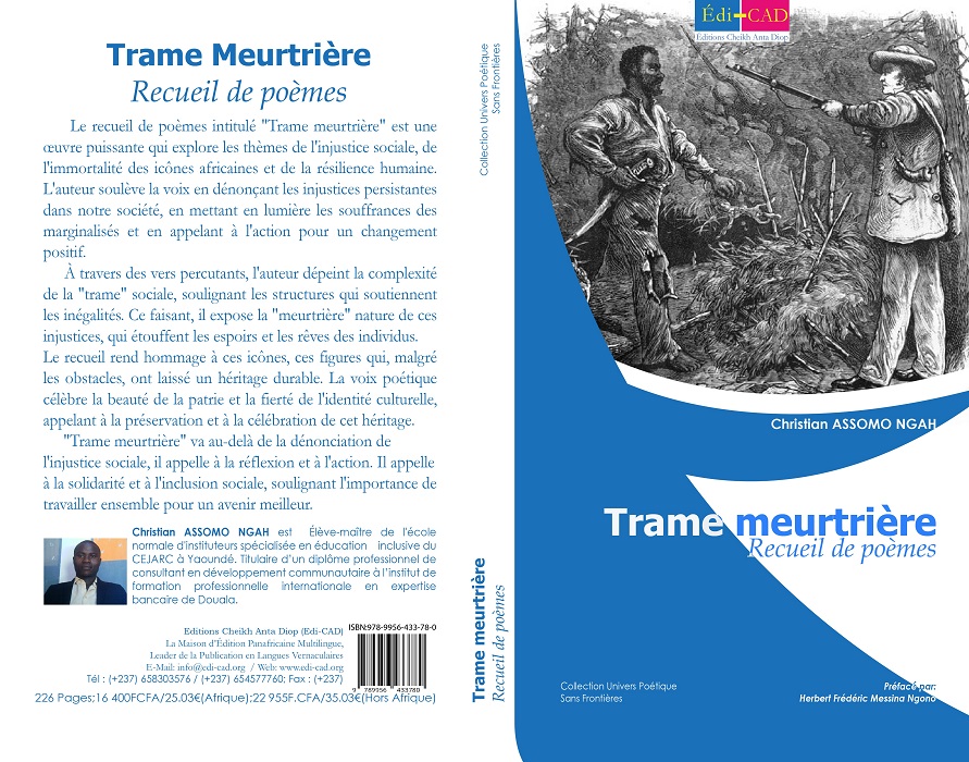 Trame Meurtrière. Recueil de poèmes - Edi-CAD